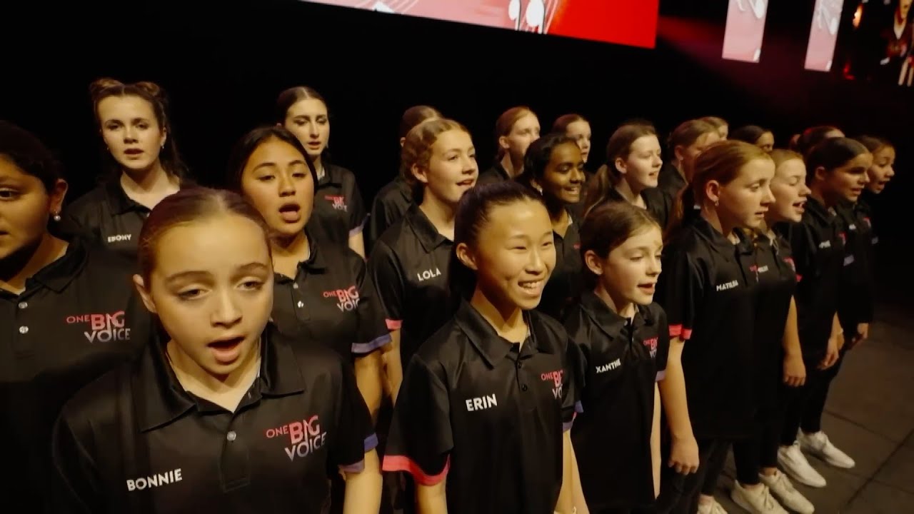 HERE COMES THE SUN | One Big Voice Studio Choir - YouTube