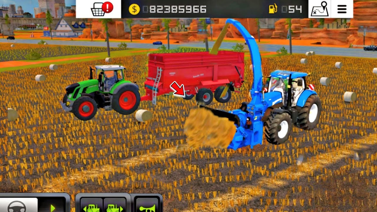 With 1 x Speed In Fs 18 Making Square Straw Bales whit new ? ! Farming ...