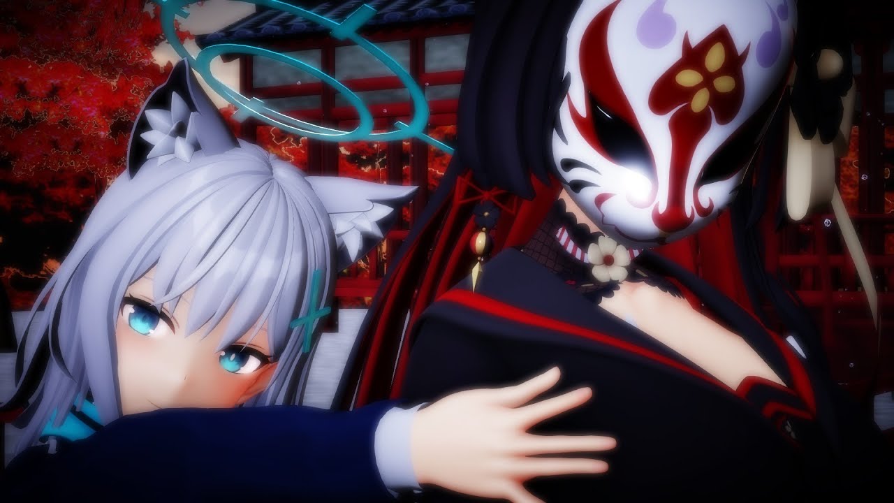 MMD Blue Archive Wakamo x Shiroko / Little Monster - YouTube