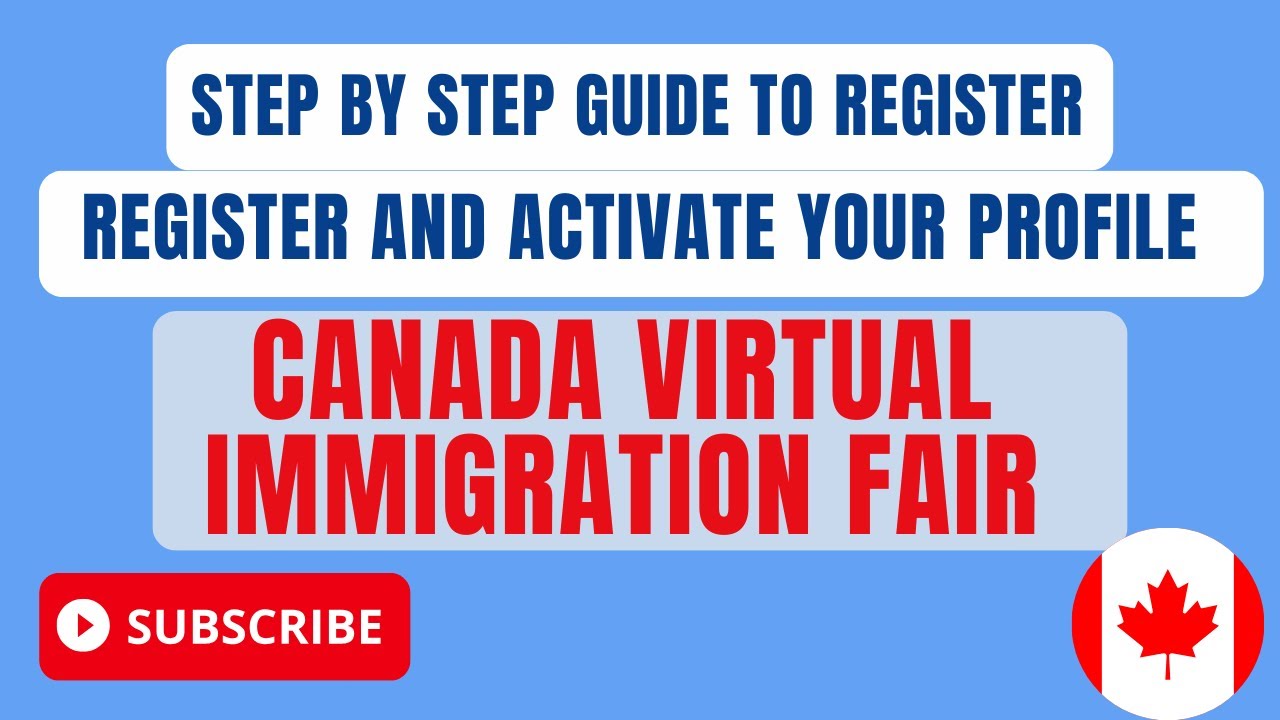 HOW TO REGISTER FOR THE CANADA VIRTUAL IMMIGRATION FAIR - YouTube