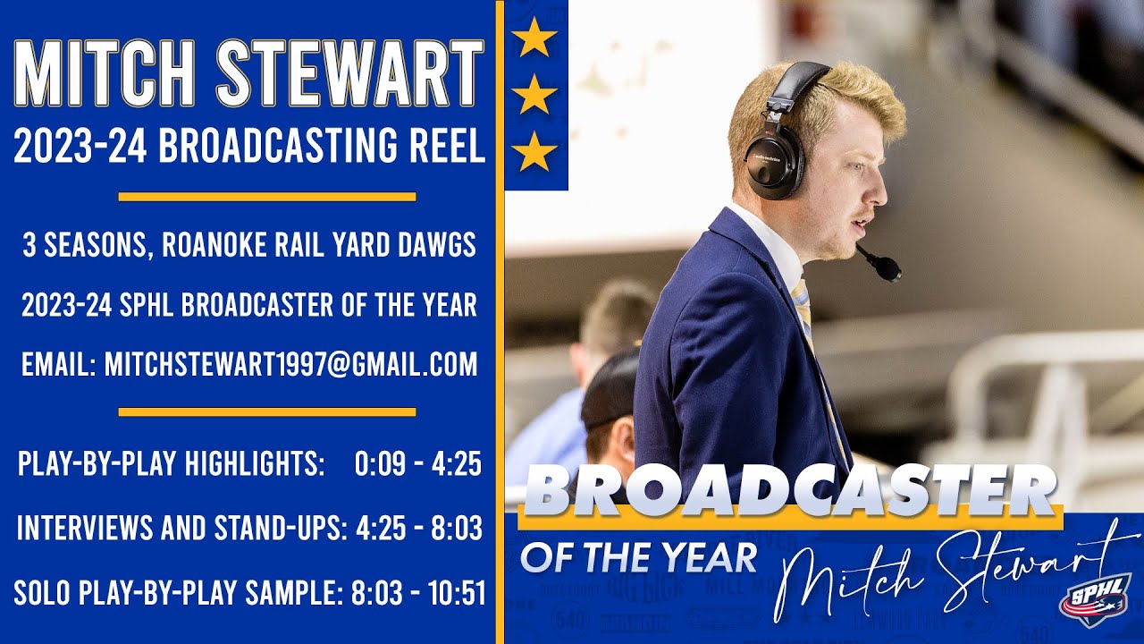 Mitch Stewart 2024 Broadcast Reel - YouTube