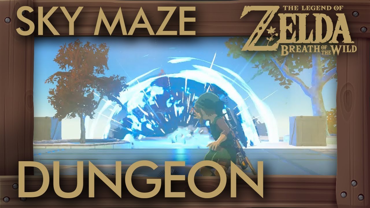 Incredible Custom Dungeon "Sky Maze" in Zelda Breath of the Wild - YouTube