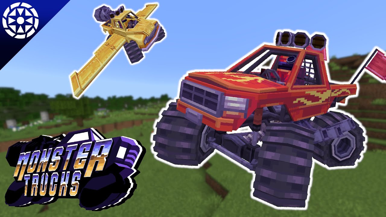 Monster Trucks in Minecraft! - YouTube