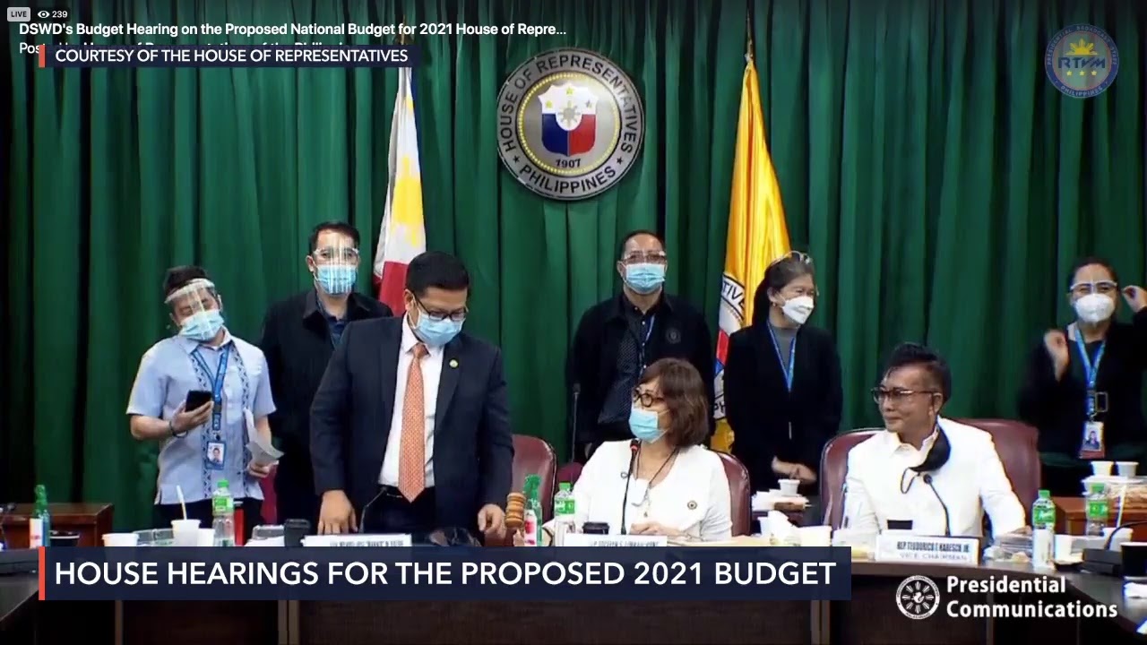 House budget hearing for DSWD for 2021 fiscal year - YouTube