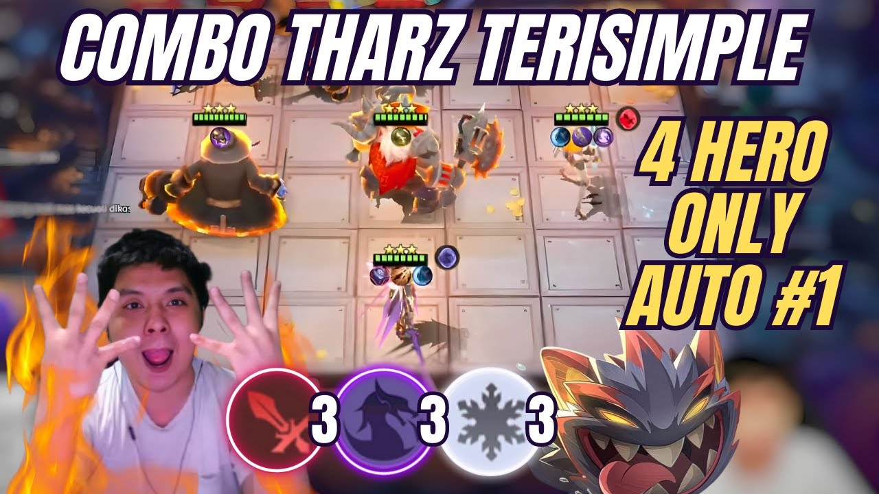 THARZ 3 GAMEPLAY !! 4 HERO SAJA BOS KU !! META MAGER - YouTube
