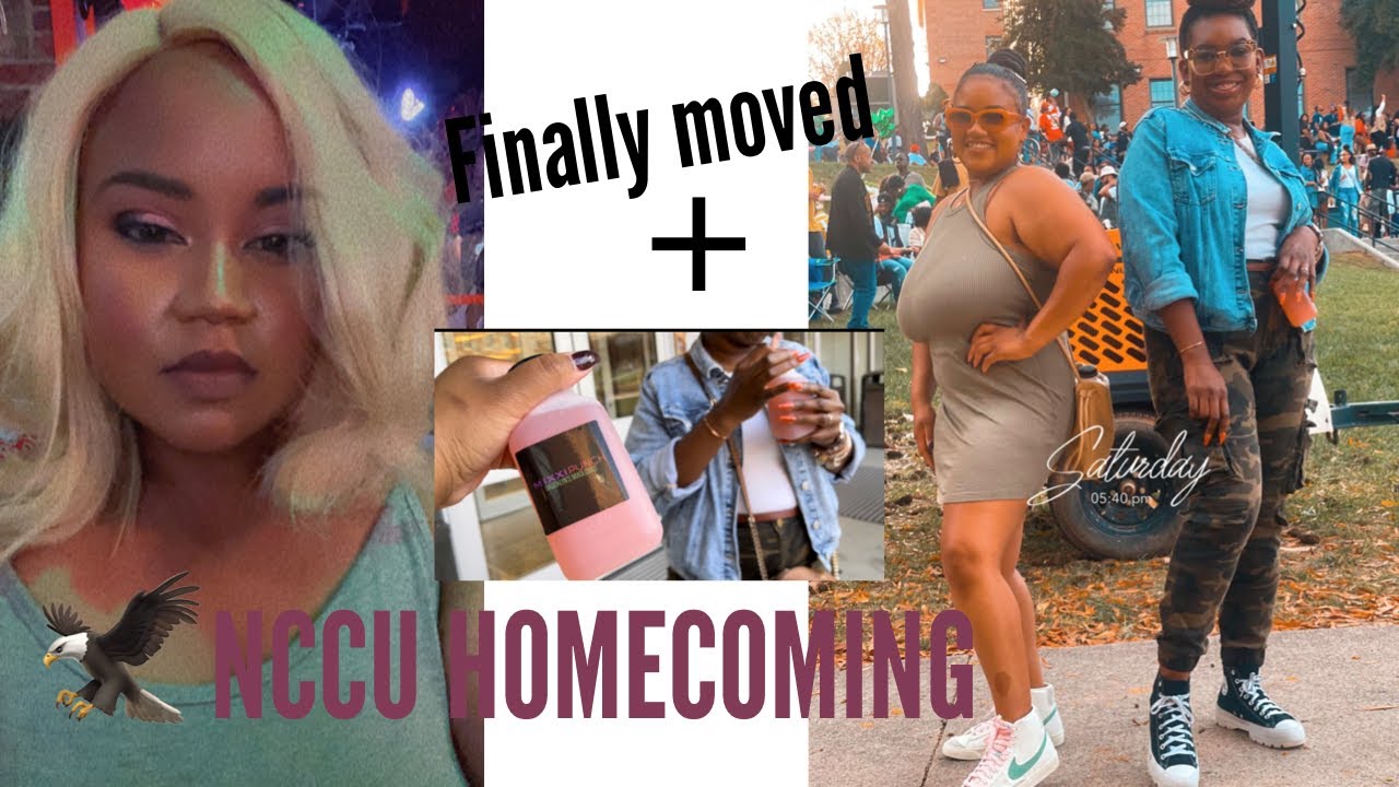 FINALLY moved! + NCCU Homecoming - YouTube