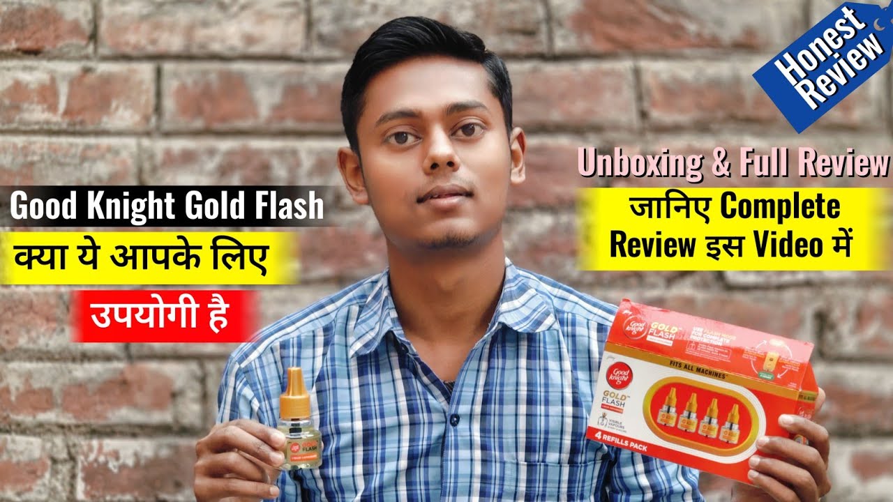 Good Knight Gold Flash Refill Unboxing & Review | good night gold flash ...