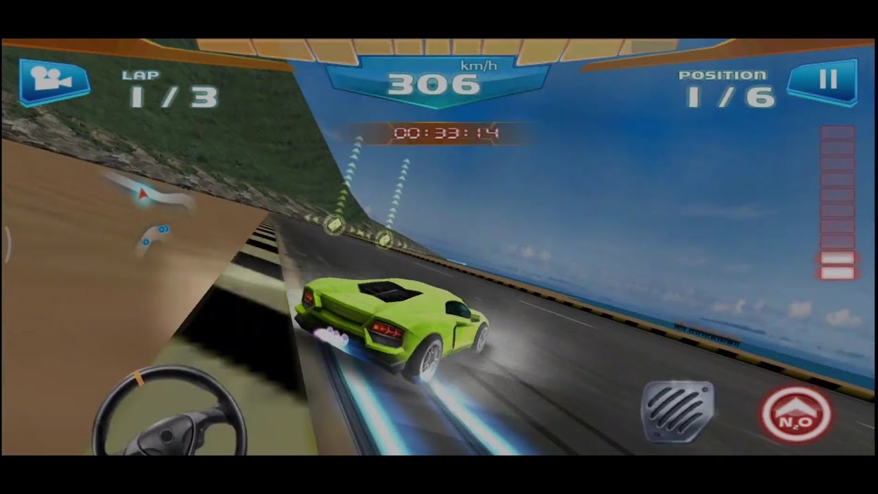 Fast racing 3D with lemborgini gameplay😈 - YouTube