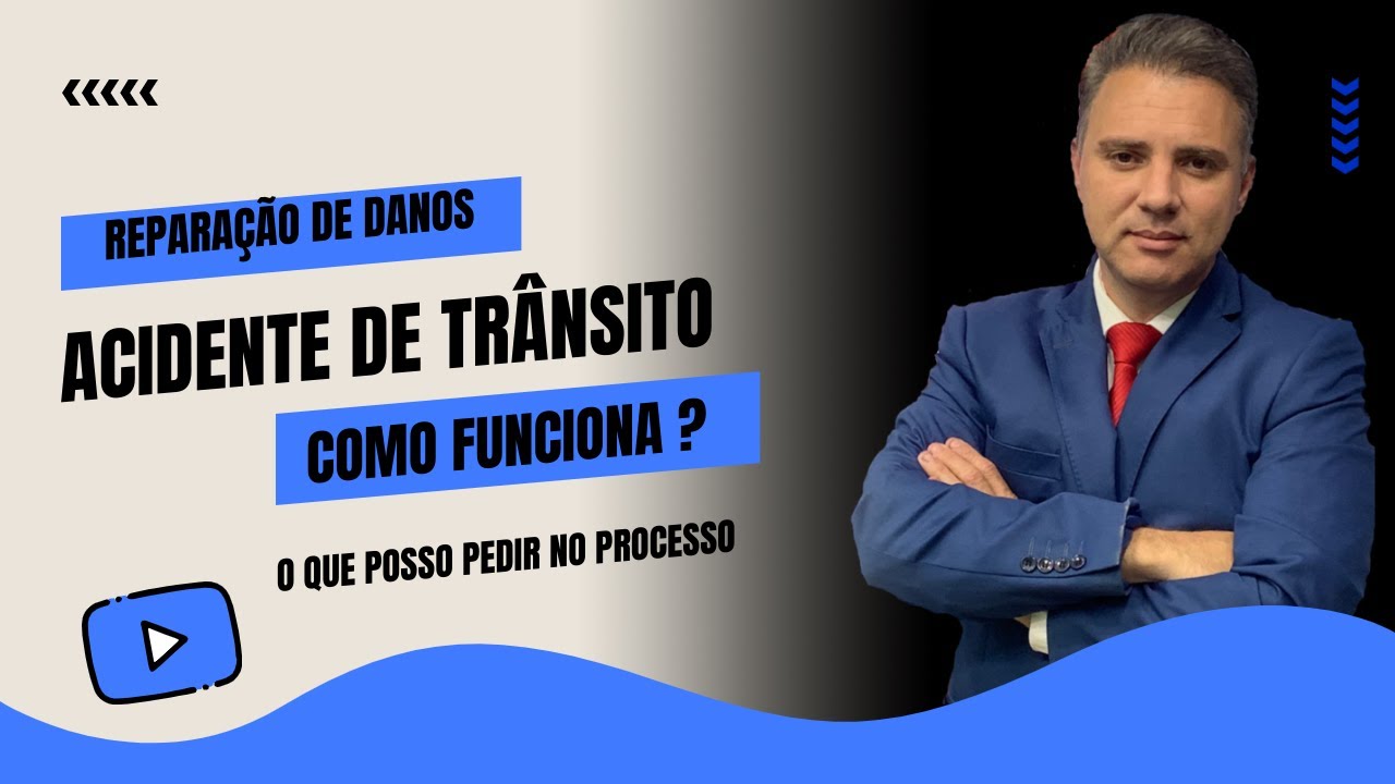 Dano material e moral em caso de acidente de trânsito - YouTube