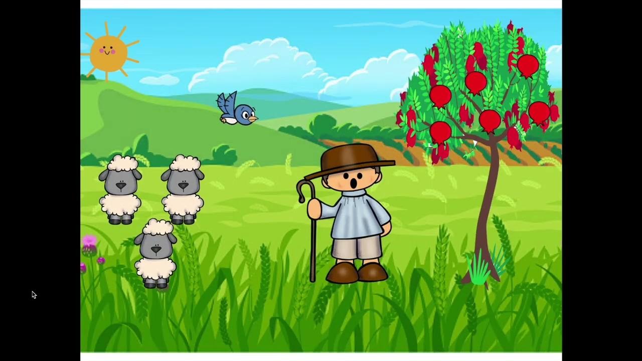 الراعي والرمان ( قصة حرف الراء) - YouTube