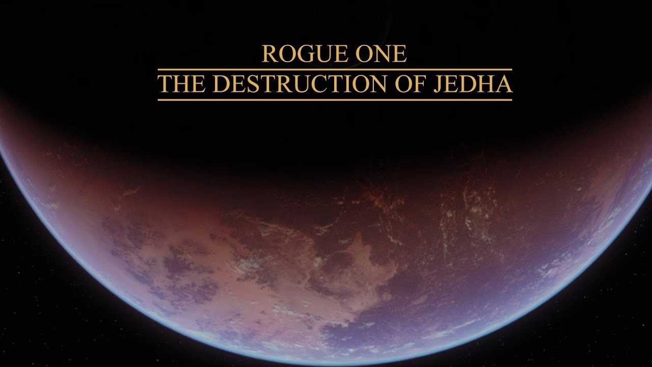 Rogue One : The Destruction of Jedha (Fan-edit) - YouTube