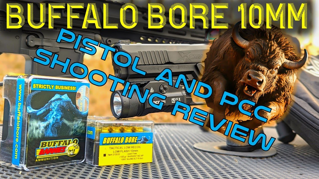 Buffalo Bore 10mm: Velocity and Recoil Analyis BARNES TAC-XP 21D/20 ...