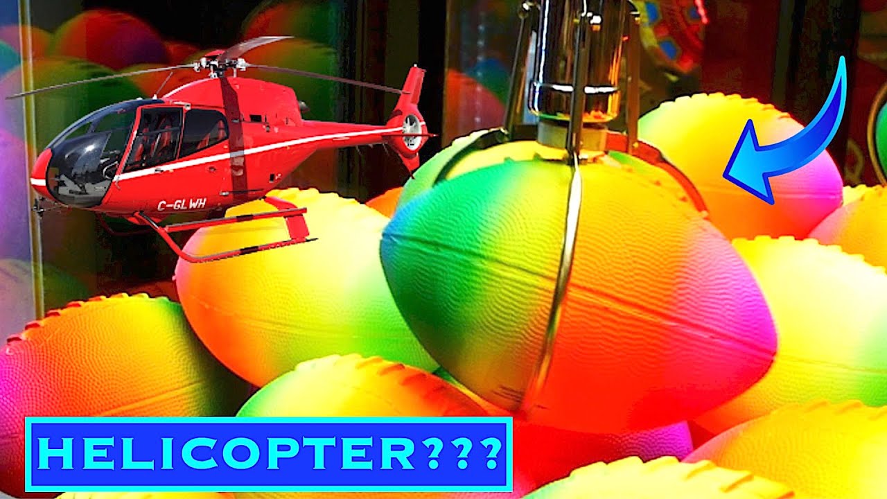 WINNING A HELICOPTER AT THE ARCADE! - YouTube