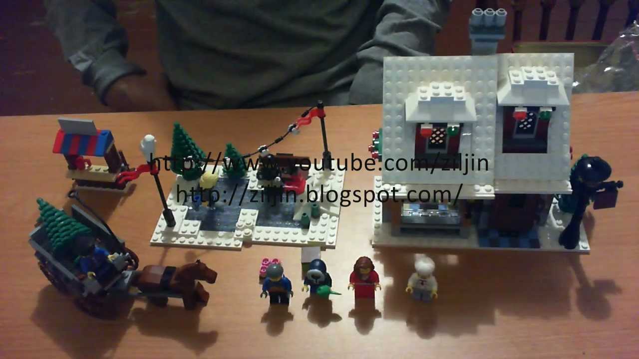 Lego Creator Winter Village Bakery 10216 Review - YouTube