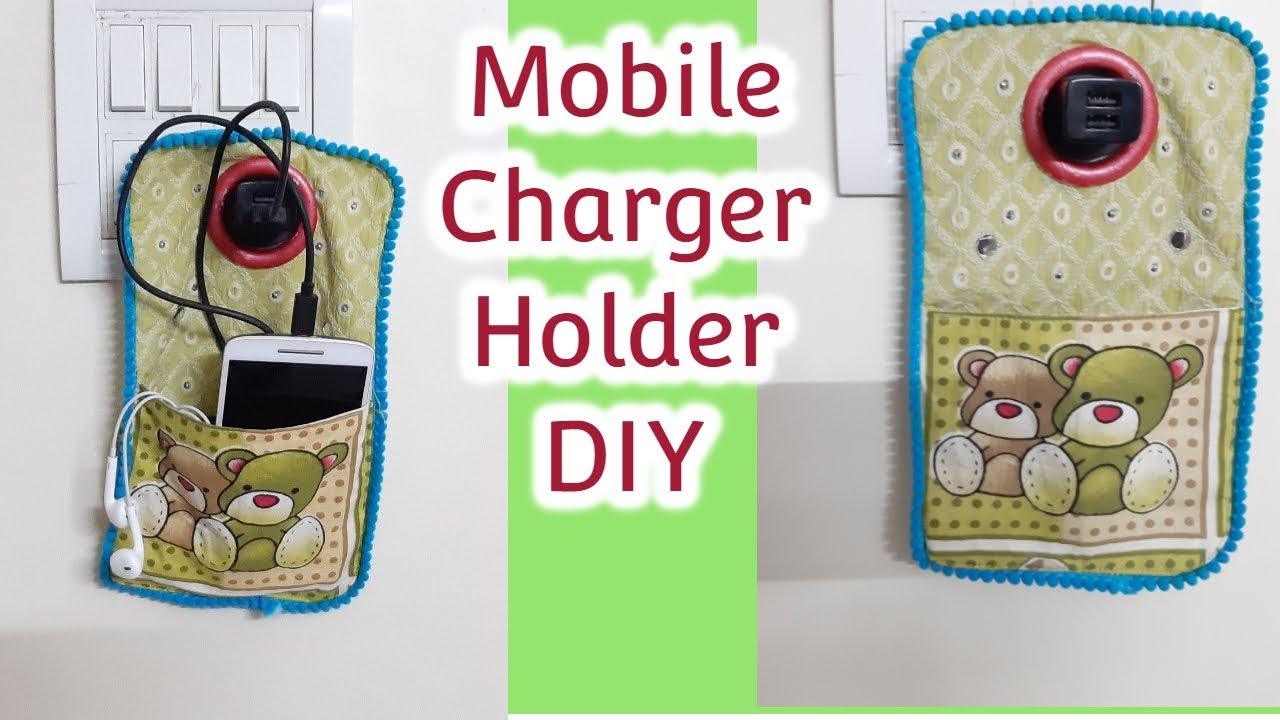 Easy Phone Charger Holder DIY | Crafty Saturday # ...