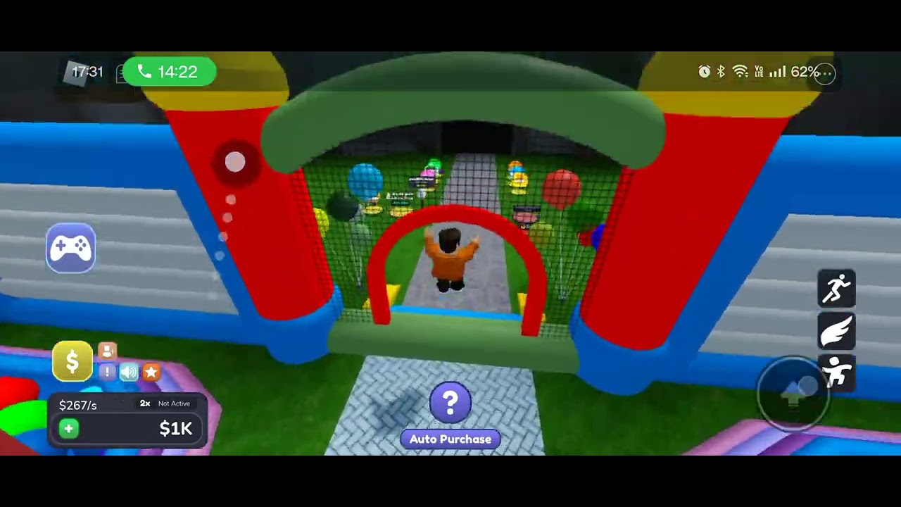 playing bounce house tycoon - YouTube