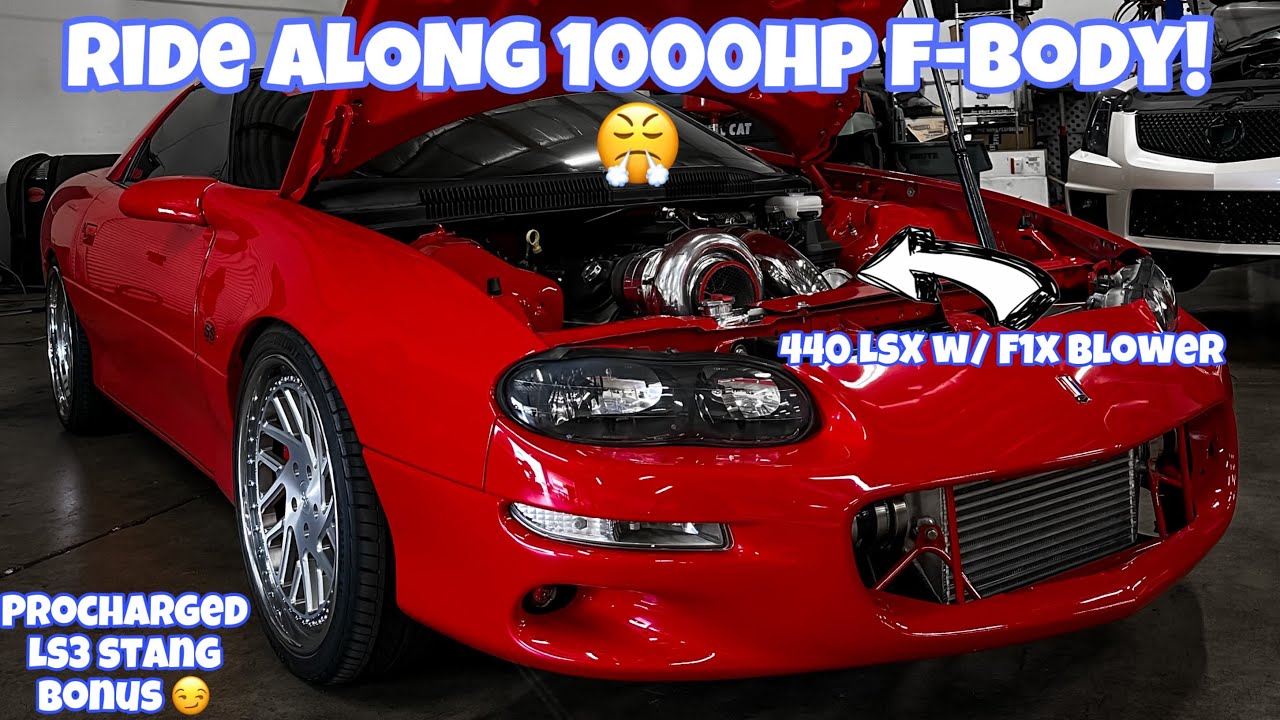 Whips By Wade : Roach’s 1000hp F-body Ride Along 💪🏽😤 Procharged LS3 ...