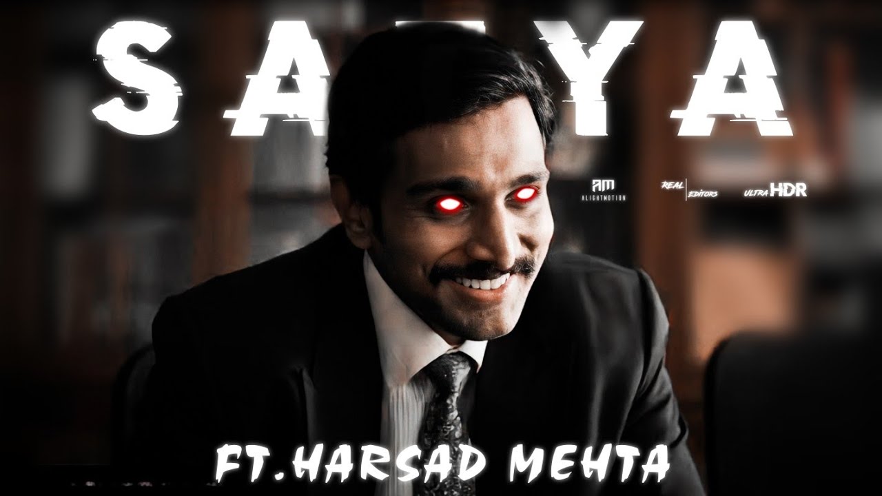 HARSAD MEHTA EDIT || SCAM 1992 EDIT || HARSAD MEHTA ATTITUDE STATUS ...