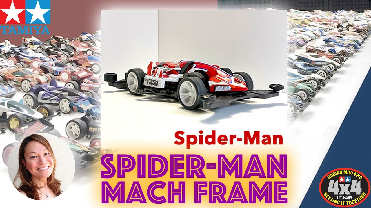 Tamiya Mini 4WD - Spider Man Mach Frame - YouTube