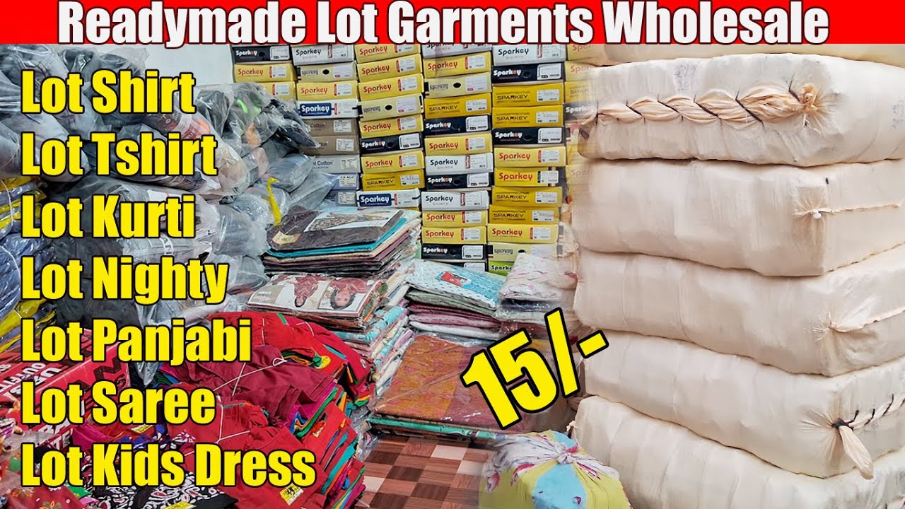 15/- Lot Readymade Garments, Lot Shirt Tshirt Lot Kurti, Lot Leggings ...
