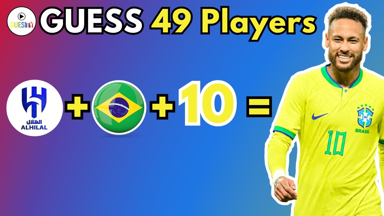 Can You Guess the Hidden 49 Football Player Challenge? - YouTube