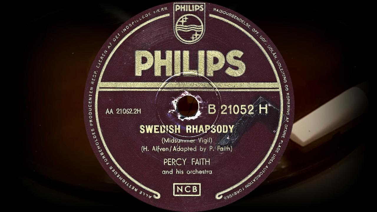 SWEDISH RHAPSODY - PERCY FAITH and his orchestra (1953) - YouTube