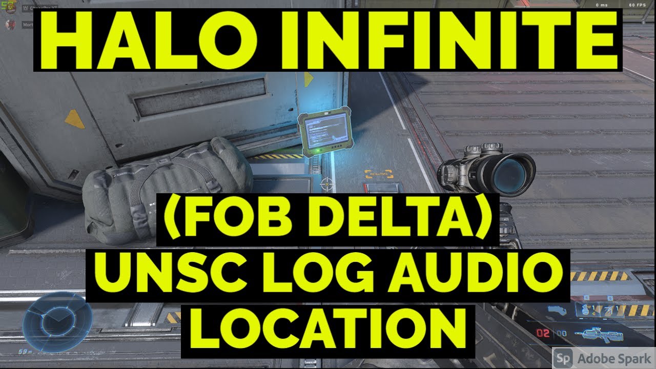 UNSC AUDIO LOG: (FOB DELTA) AREA LOG LOCATION | HALO INFINITE - YouTube