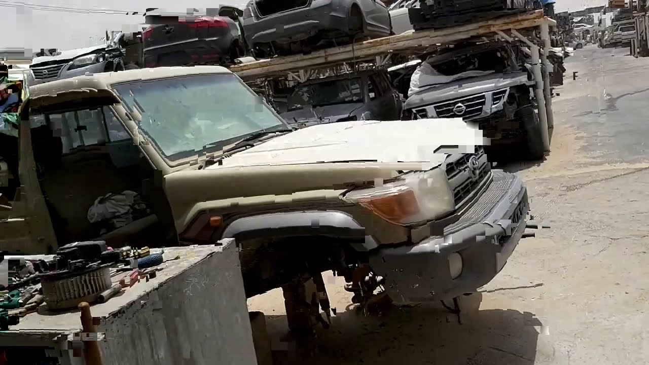 kuwait scrapyard for cars /కువైట్లో సికరాబ్ - YouTube