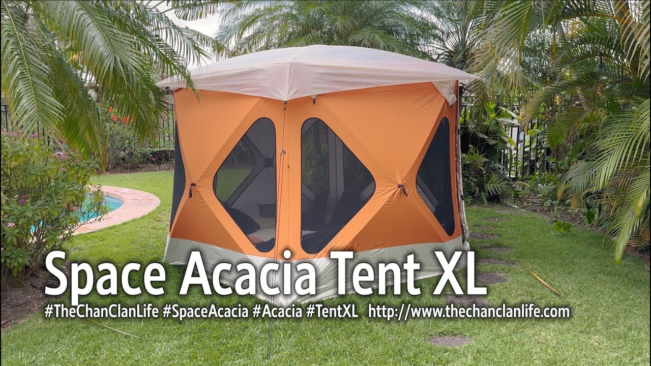 TechTalk: Space Acacia Tent XL Persimmon Demonstration and Review - YouTube