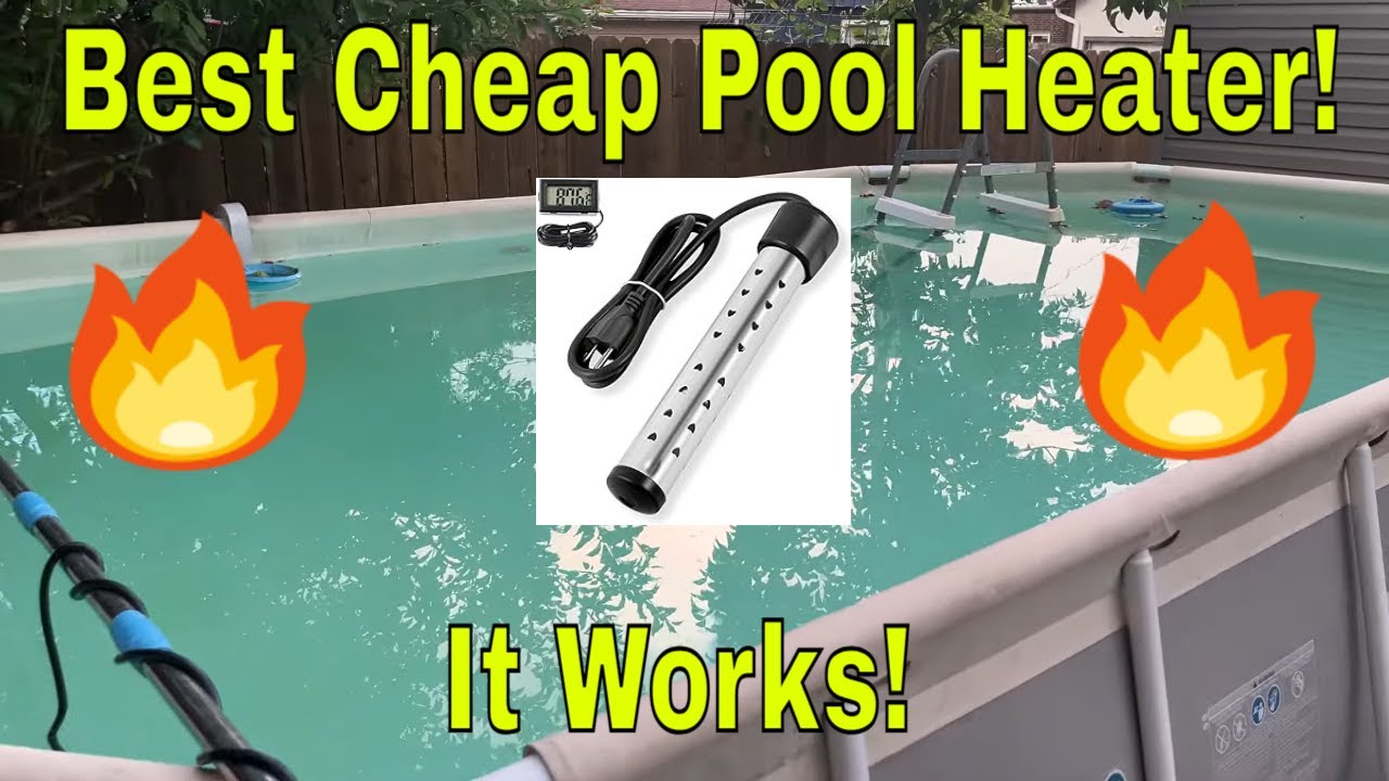 Best Way to Heat Intex Above Ground Pool! Immersion Heater Above Ground ...