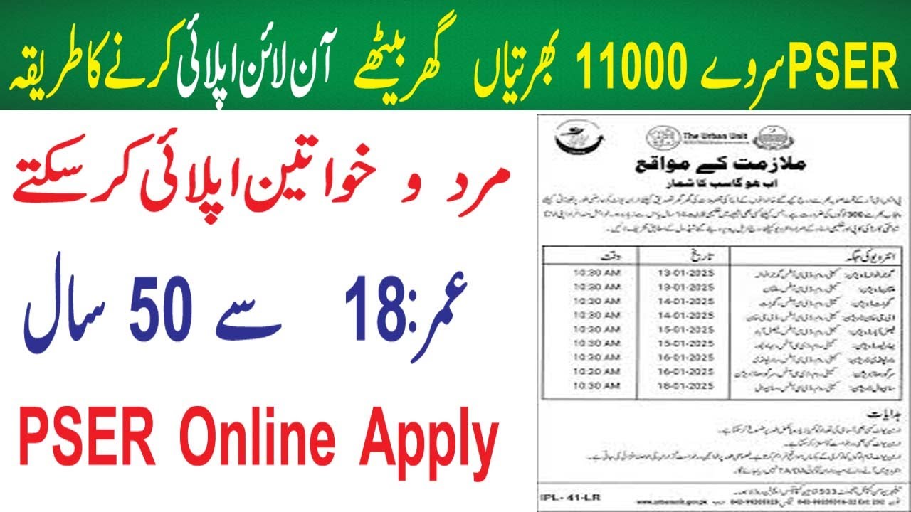 PSER Punjab Gov PK Online Registration 2025 l How to Register Step by ...
