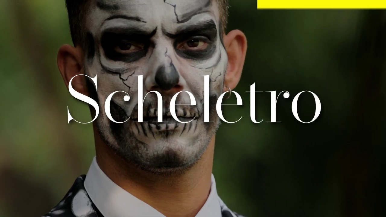 Tutorial trucco Scheletro - YouTube