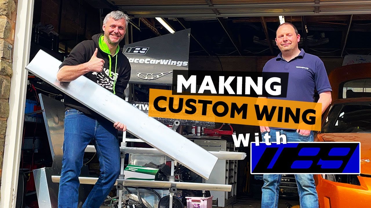 Custom Race Car Wing by T89. Wing skin repair. - YouTube