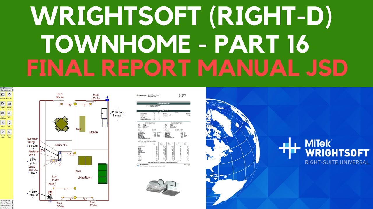 Wrightsoft (Part 16): Manual D Heat Load Calculation-Townhomes-Final ...