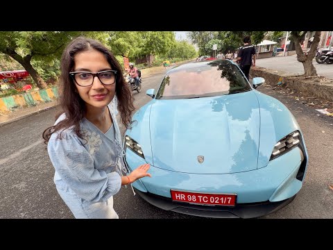 Porche Ki Electric Car 😍 Pasand Aagyi Avantika Ko