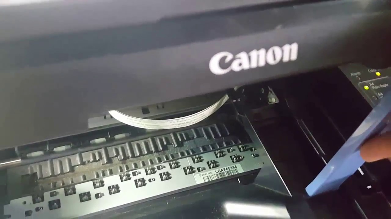 แก้ปัญหา Cannon Mp287 ขึ้น P07 หรือ P08 - YouTube