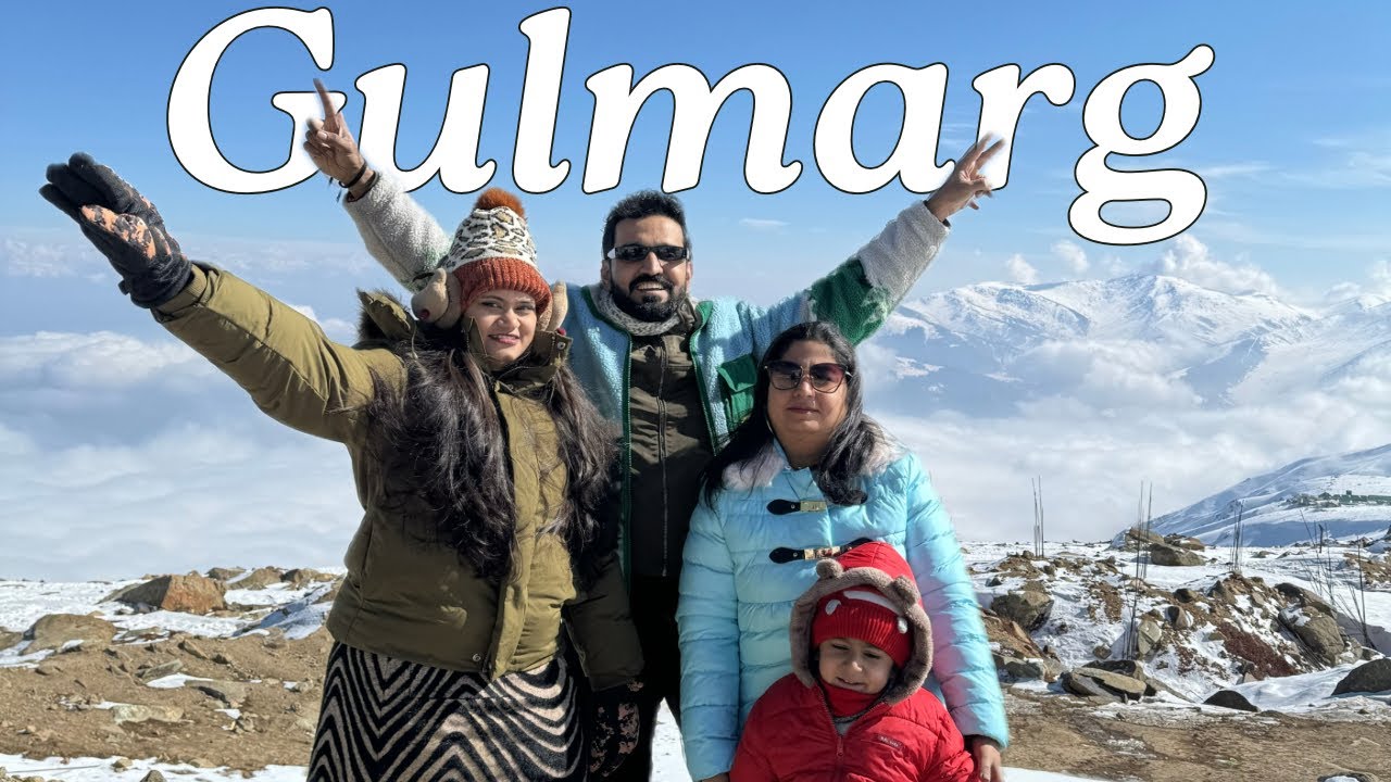 Gulmarg: Gondola ride phase 1 | TapTap ki first cable car ride | car ka ...