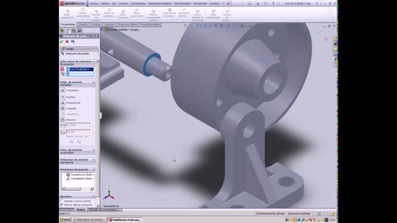 SolidWorks -- IMPORTANTO DE PARASOLID Y TRABAJANDO CON ENSAMBLE - YouTube