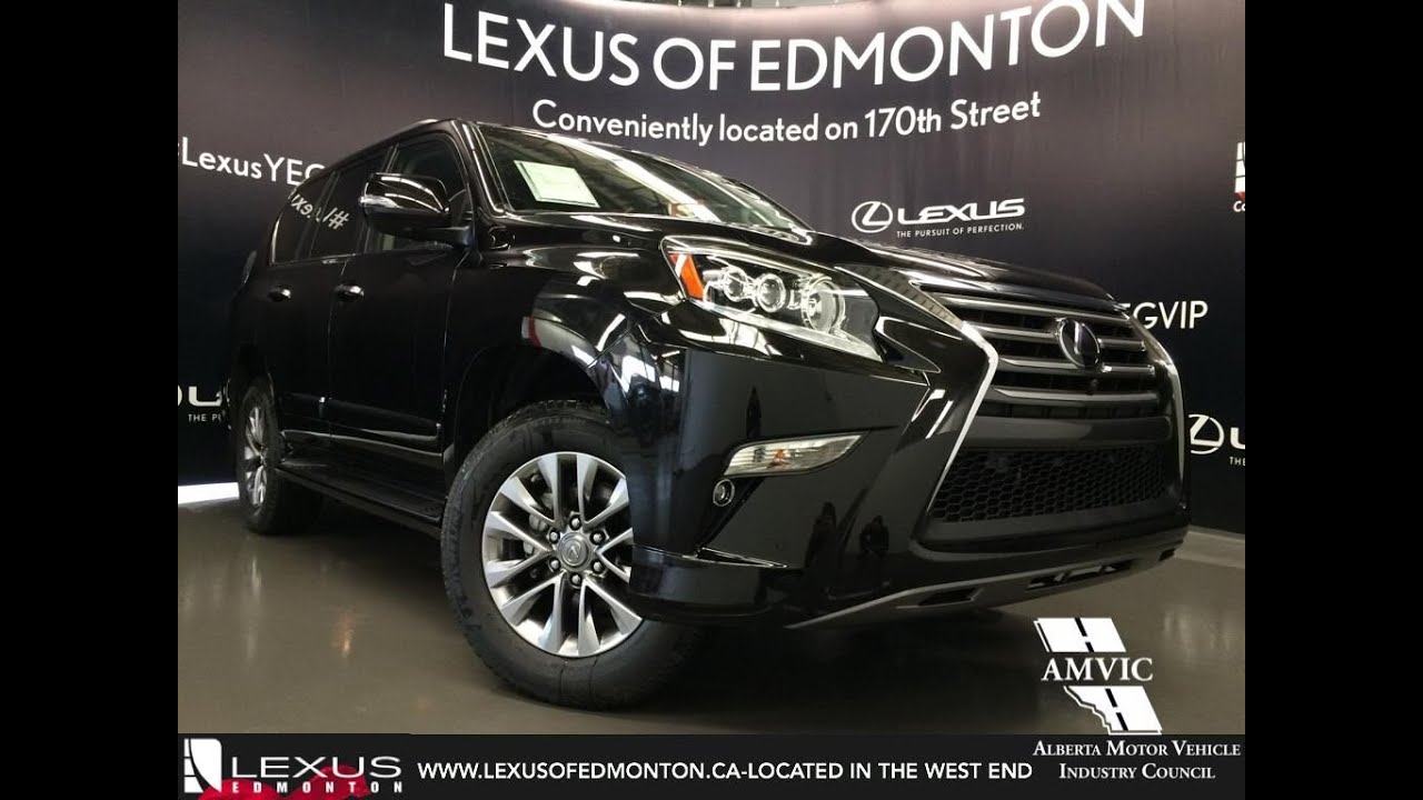 2016 Black Lexus GX 460 4WD Executive Walkaround Review East Edmonton ...