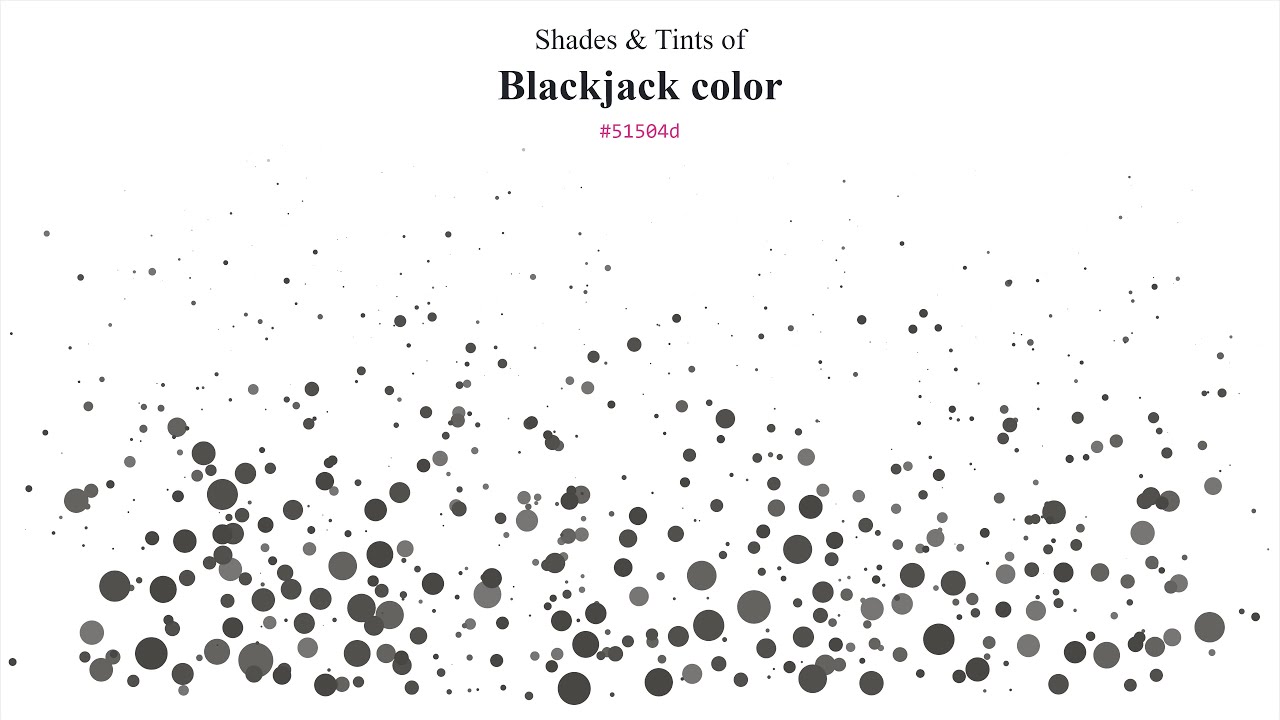 Shades & Tints of Blackjack color #51504d A Warm Grey color #484744 ...