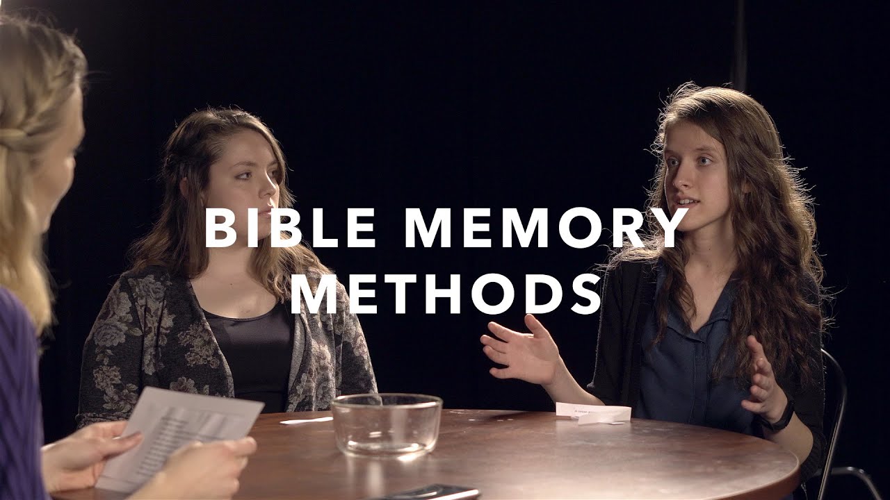Bible Memory Methods - YouTube
