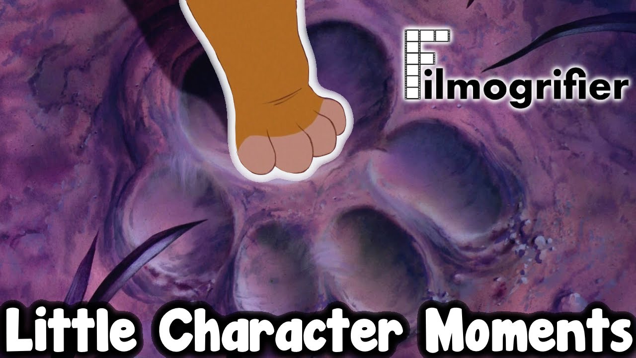 Little Character Moments - Simba and the Paw Print of Mufasa - YouTube
