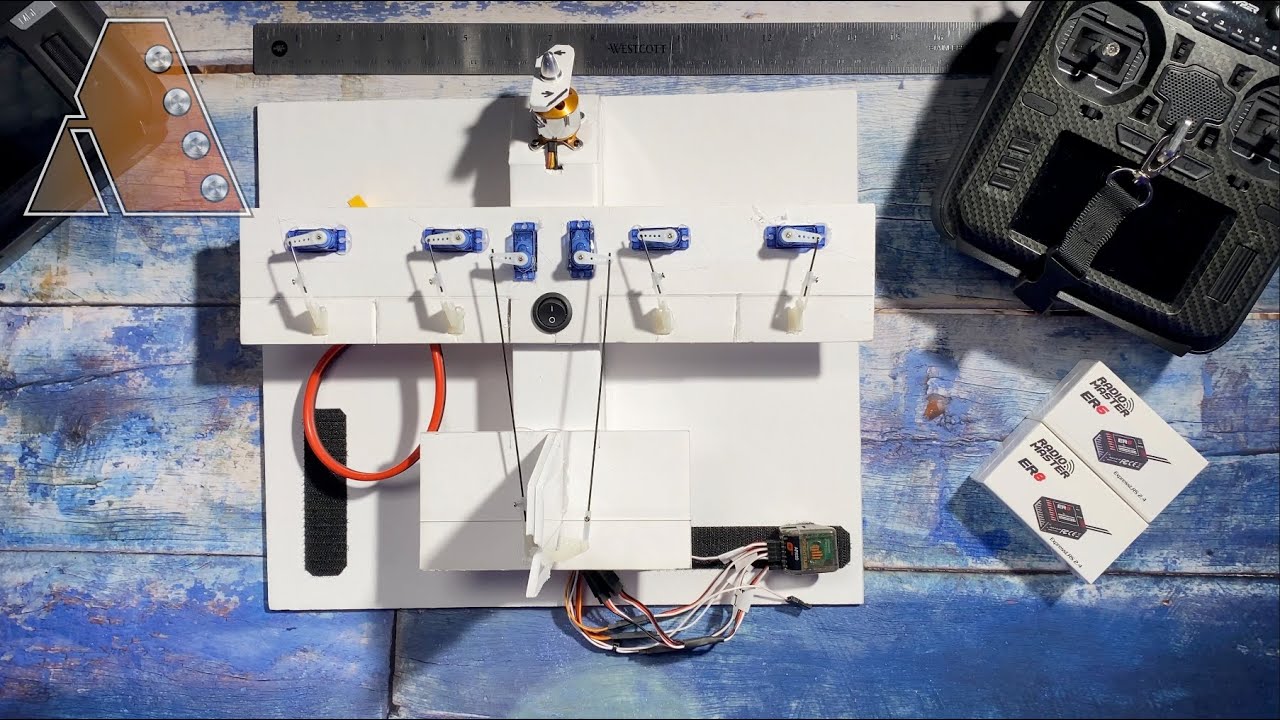 DIY Desktop Model Test Plane - YouTube