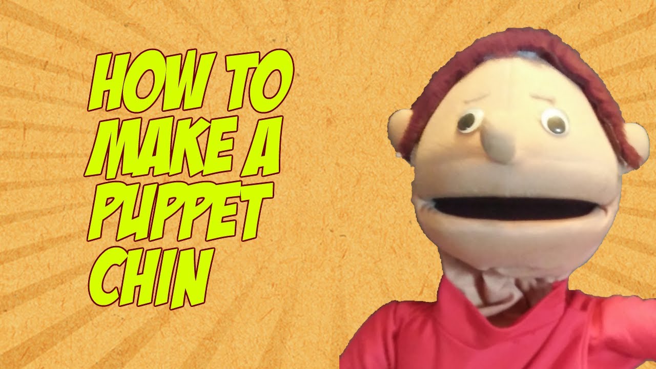 Adding A Lower Lip & Chin To Your Foam Head Puppet - YouTube