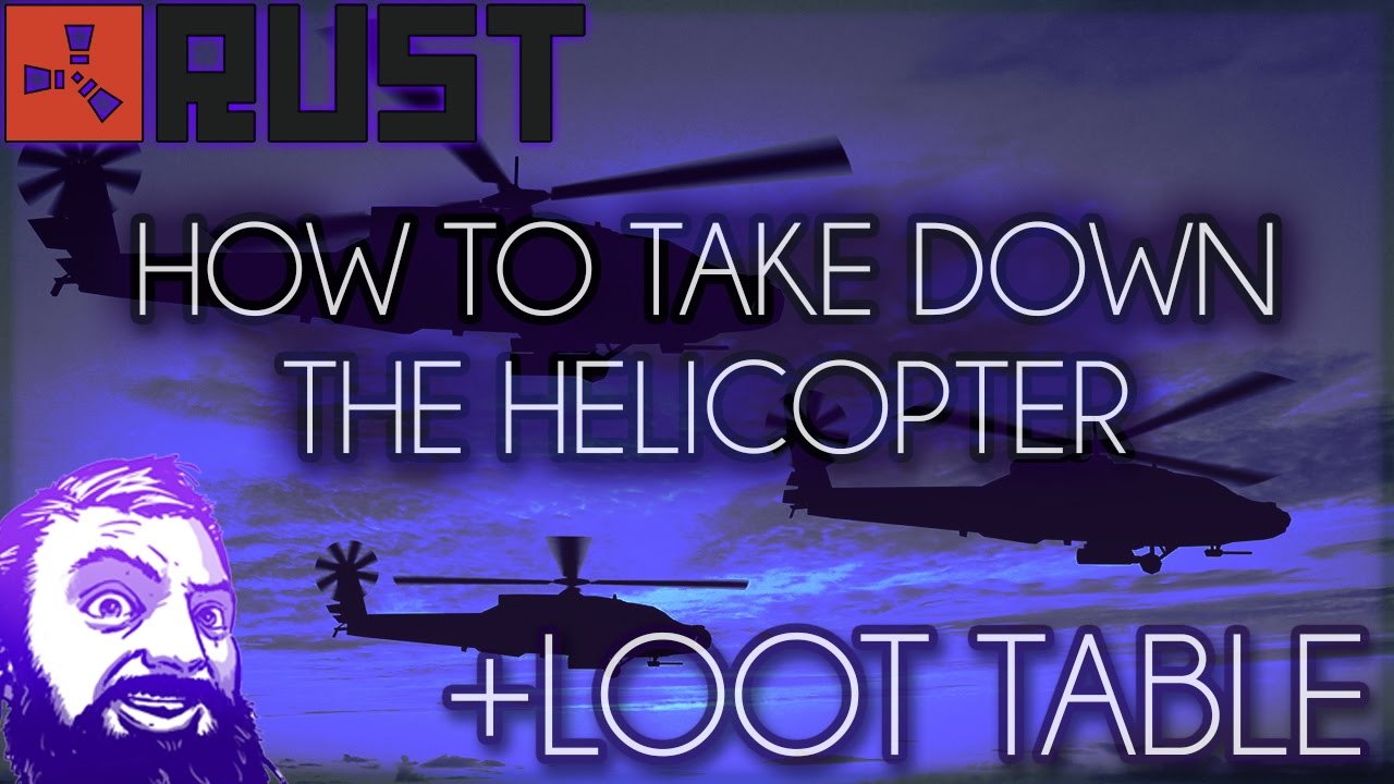 HOW TO TAKE DOWN HELI + LOOT TABLE | Rust Tricks and Tips #3 | - YouTube