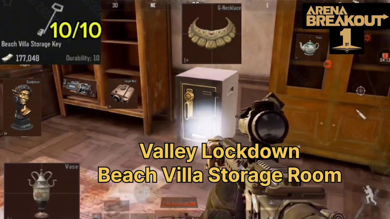 Beach Villa Storage Room Key x10! Arena Breakout S6 Beta #ggpants - YouTube