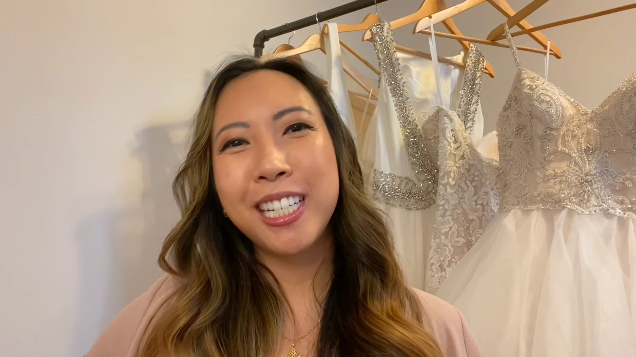 How to order a try at home wedding dress - YouTube