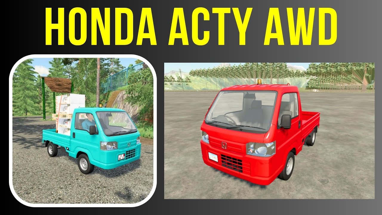 Mod Spotlight | HONDA ACTY AWD | Farming Simulator 22 - YouTube