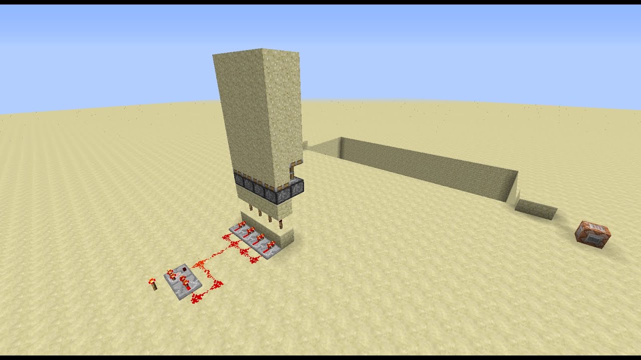 Quicksand Trap In Minecraft Tutorial Youtube