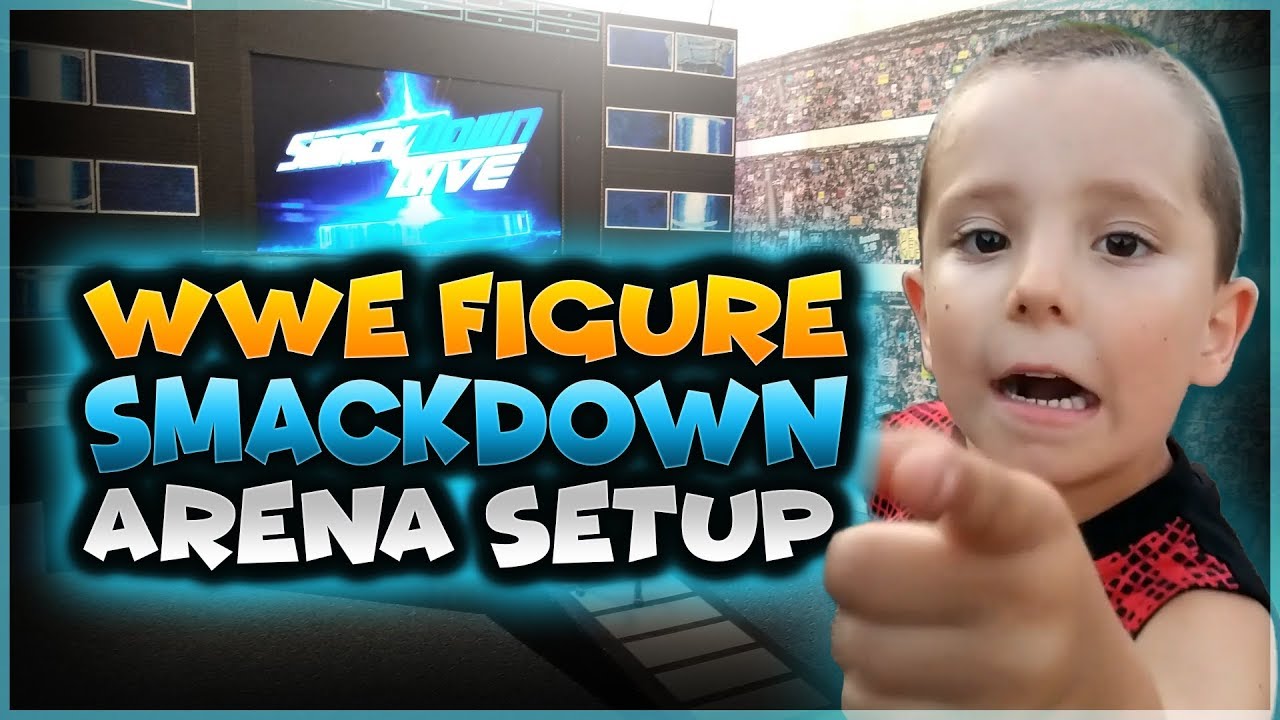 Wrestling Figure Arena (Custom SmackDown Arena) WWE Action Figures ...